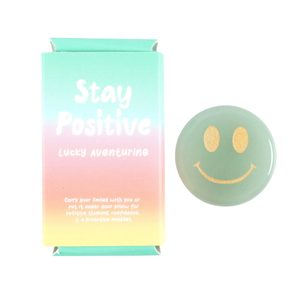Stay Positive Green Aventurine Crystal Token | Luna & Soul Australia